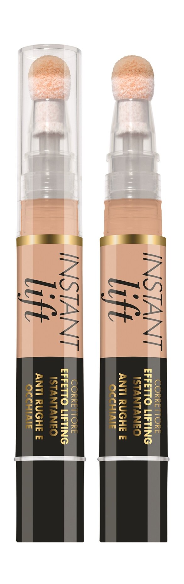 DEBORAH MILANO Консилер для лица Instant Lift Concealer, 4,2 г, 02 Бежевый