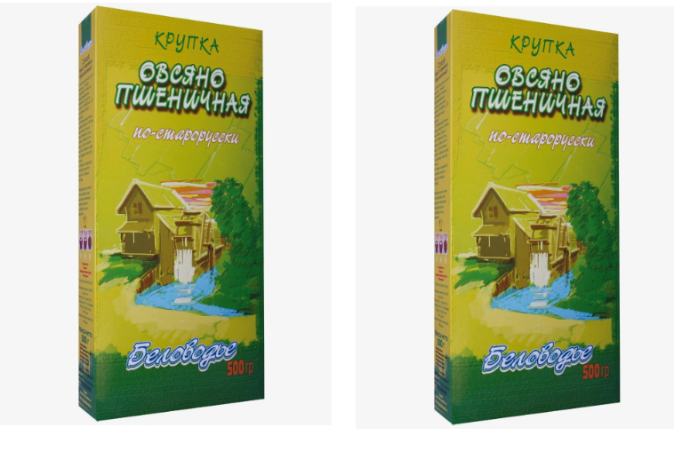 Беловодье Крупа "Овсяно-пшеничная", 500 г, 2 шт