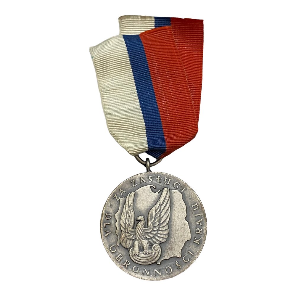 Польша, медаль "За заслуги в обороне" II степень 1971-1990 г. (2)