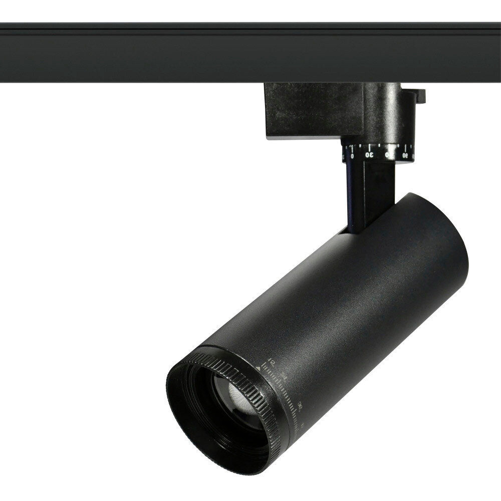 Светодиодный трековый светильник однофазный Эра TR59 4000К 20 Вт черный (Б0054444)