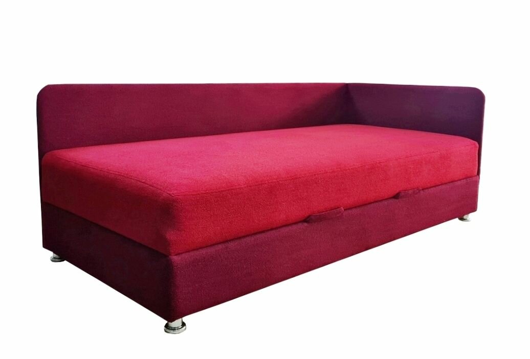 Угловая тахта Кристина Астра велюр №21 Правый 90х190 см Пружинный блок