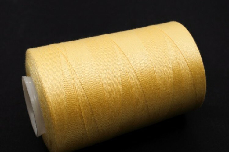 Нитки Euron A 20/3 №40, цвет 1130 желтый, полиэстер, 2000м, 1шт