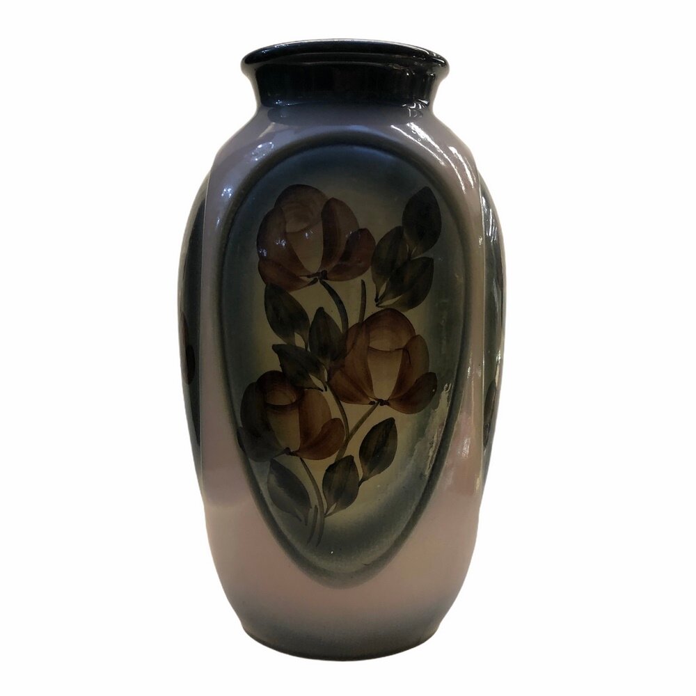 Ваза "Роза в медальоне" 1974-1984 гг, Волгоградский керамический завод, СССР