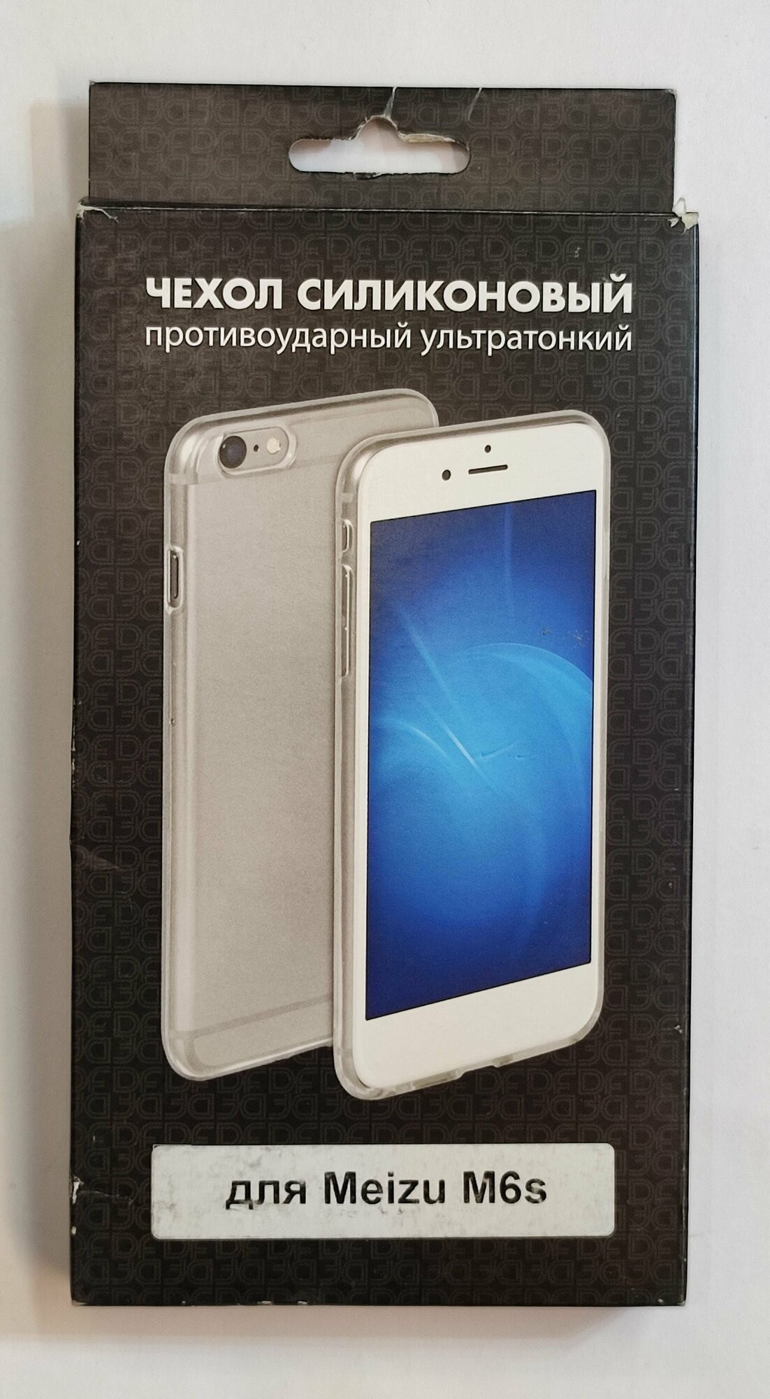 Чехол для смартфона, силиконовый противоударный прозрачный для Meizu m6s