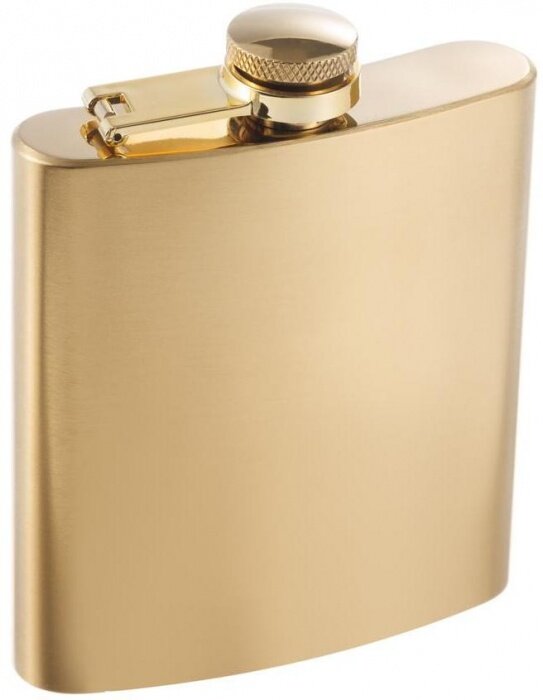 S.Quire PT26-6 Фляга s.quire 0,18 л, сталь, золотистая