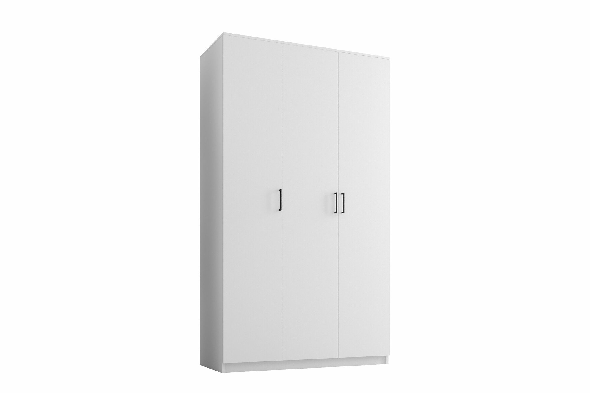 Шкаф Вальгард 3 1300-550-2000 наполнение платье/белье цвет белый