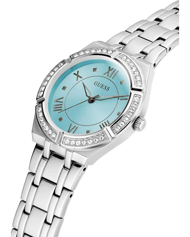 Наручные часы GUESS Cosmo, голубой, серебряный — фото 1