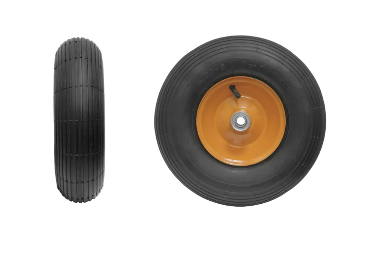 Колесо для садовой тележки 400-6, внутренний диаметр 16 мм