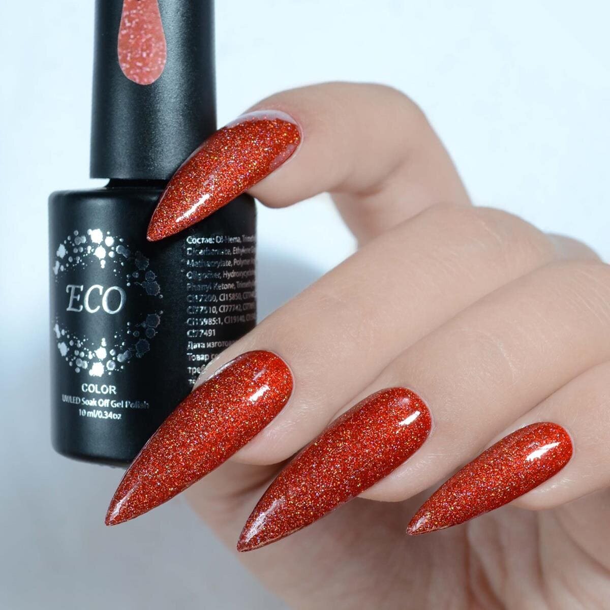 Гель-лак для ногтей ТМ ECO "Голография" №98, 10мл