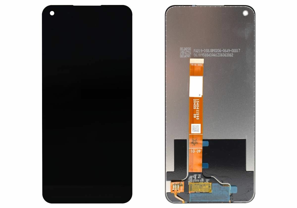 Дисплей для OPPO A53/A53s/Realme 7i/Realme C17 (CPH2127/RMX2103)+тачскрин (черный)