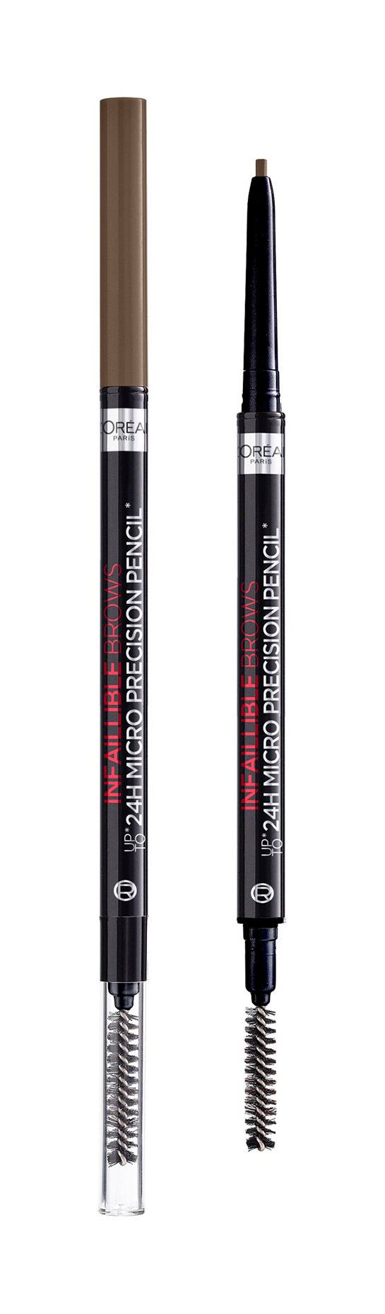 L'OREAL Карандаш для бровей Infaillible Brows ультратонкий автоматический, 5 г, 1 Ebony