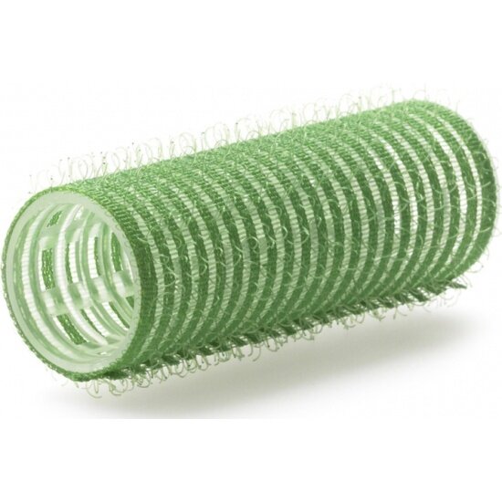 Бигуди на липучке Eurostil 21 мм зеленые, 6 шт/уп