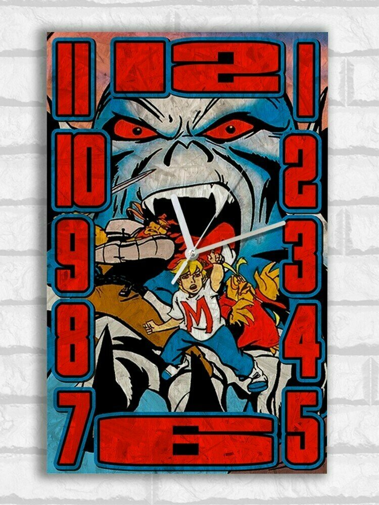 Настенные бесшумные часы ОСП, игра The Adventures Of Mighty Max - 678
