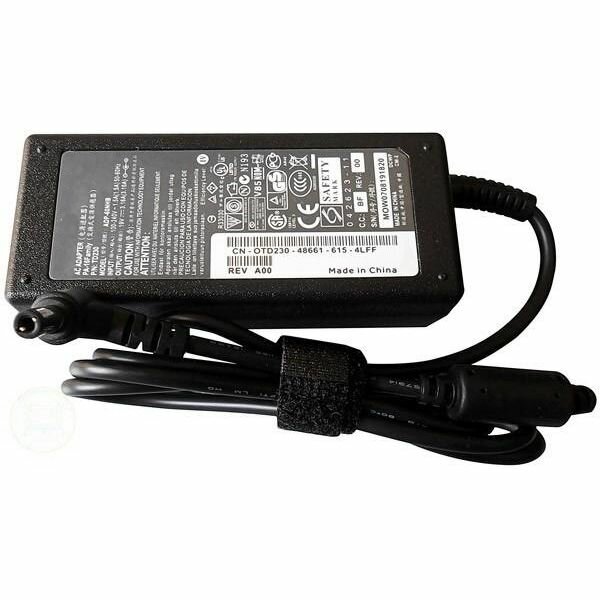 Блок питания (сетевой адаптер) для ноутбуков Dell 19V 3.16A 60W 5.5x2.5 мм черный, с сетевым кабелем