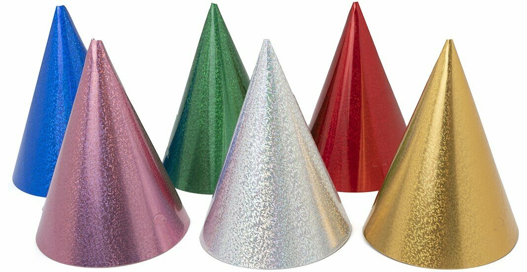 Колпаки, Микс, Лазерные точки, Ассорти, голография, 16 см, 6