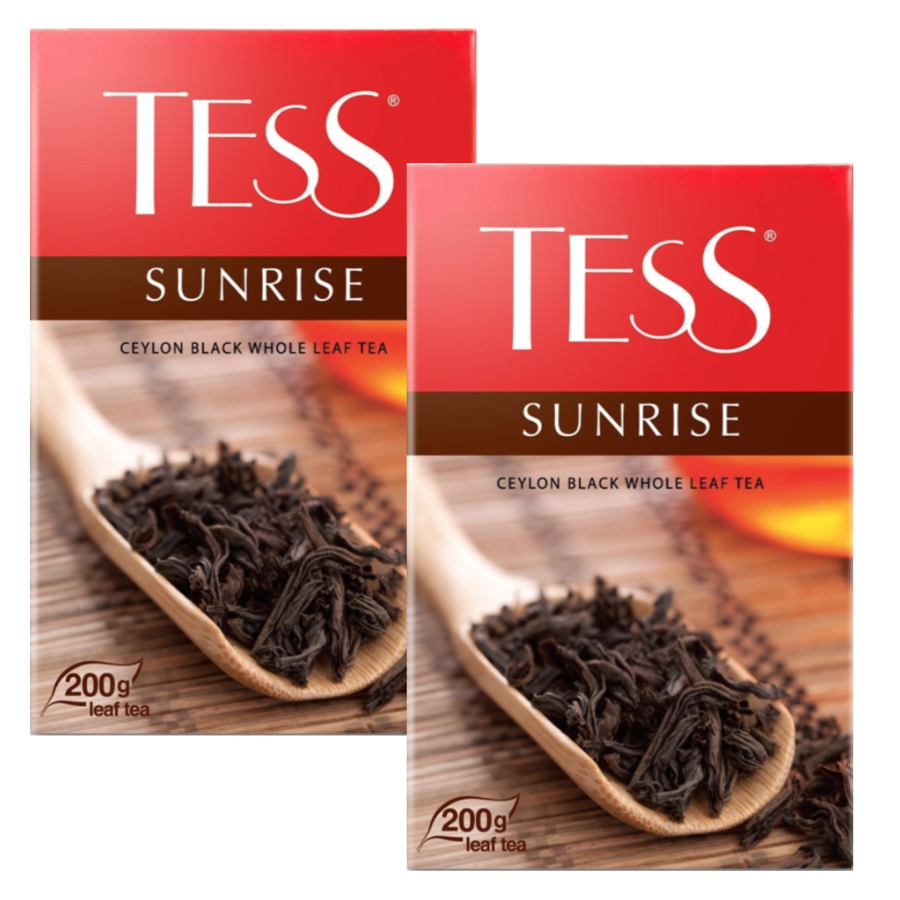 Чай черный Тесс Санрайз 200 грамм 2 штуки
