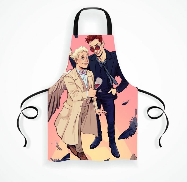 Фартук Благие знамения, Good Omens №1