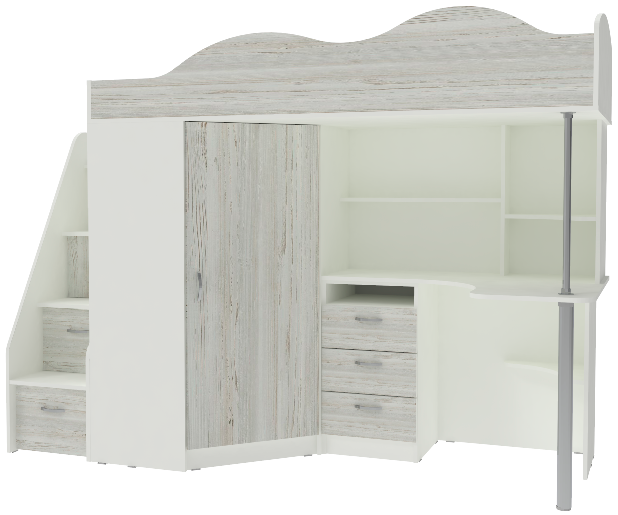 Кровать-чердак КарИВи Винтерберг