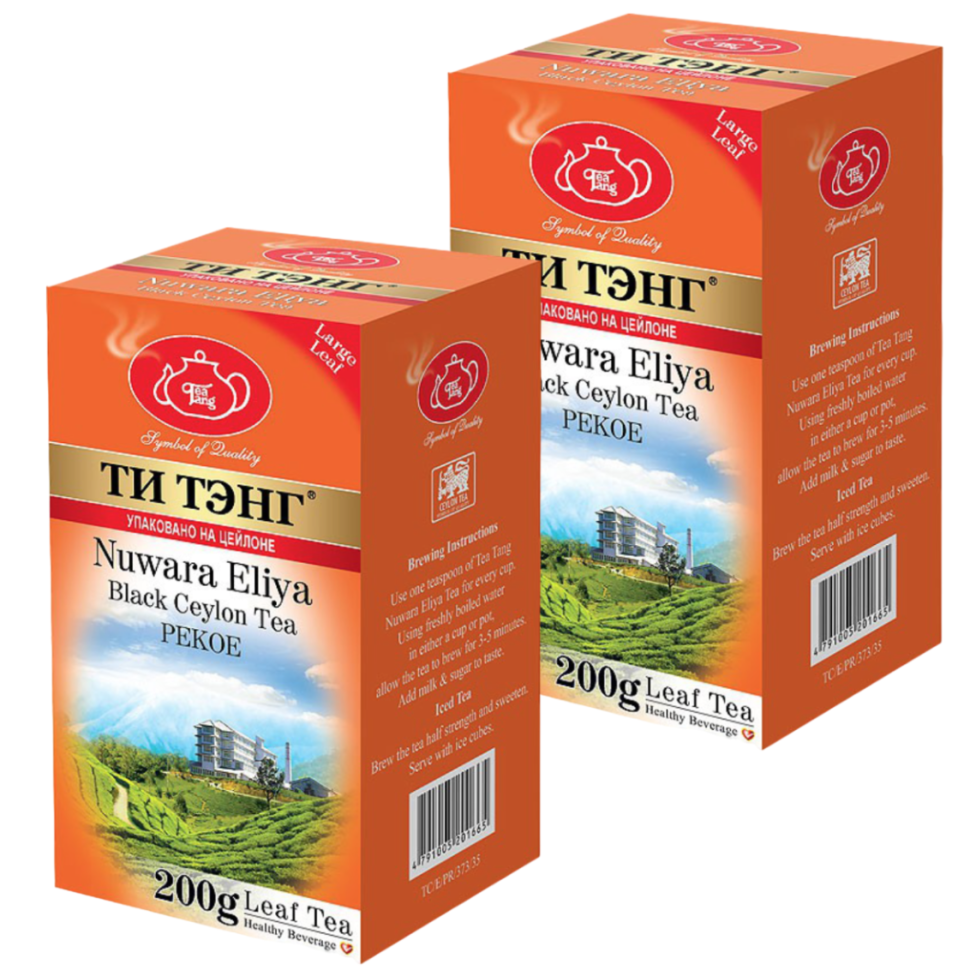 Чай черный Ти Тэнг Нувара Элия 200 грамм 2 штуки