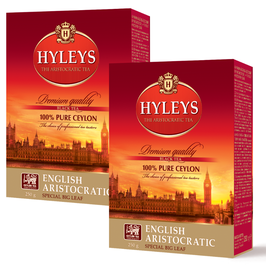 Чай черный Хэйлис 250 грамм, фасовка Цейлон, 2 штуки