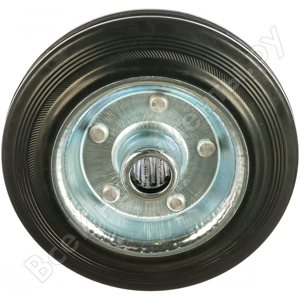 Колесо (160 мм; г/п 145 кг; резина/металл; игольчатый подшипник) ЗУБР 30936-160, удобного перемещения тележек