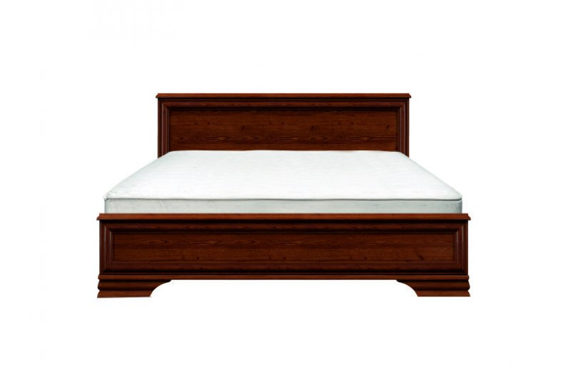 Кровать двухспальная без основания БРВ-Мебель Кентаки LOZ/160 каштан ш. 169 см, в. 101 см, дл. 209 см