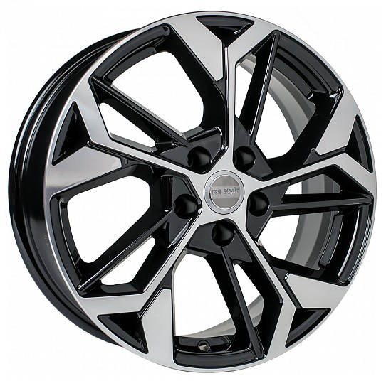 Диск K&K КС1062 6,5x17 5x114,3 dia:64,1 алмаз чёрный