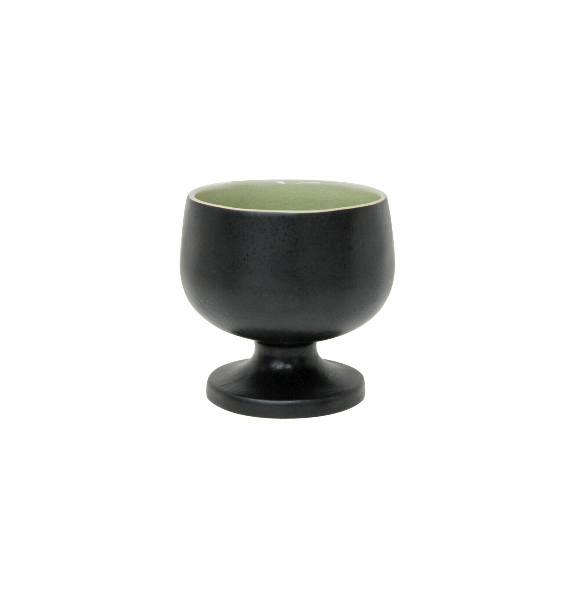 Чаша COSTA NOVA Riviera, 12 см, 550 мл, керамическая, черно-салатовая (VED121-01616K(01920A))