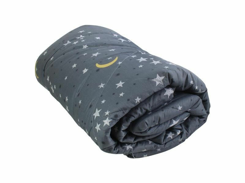 Стеганое покрывало Vello D'oro 003-VDR Cleo (серо-синий), 220x240