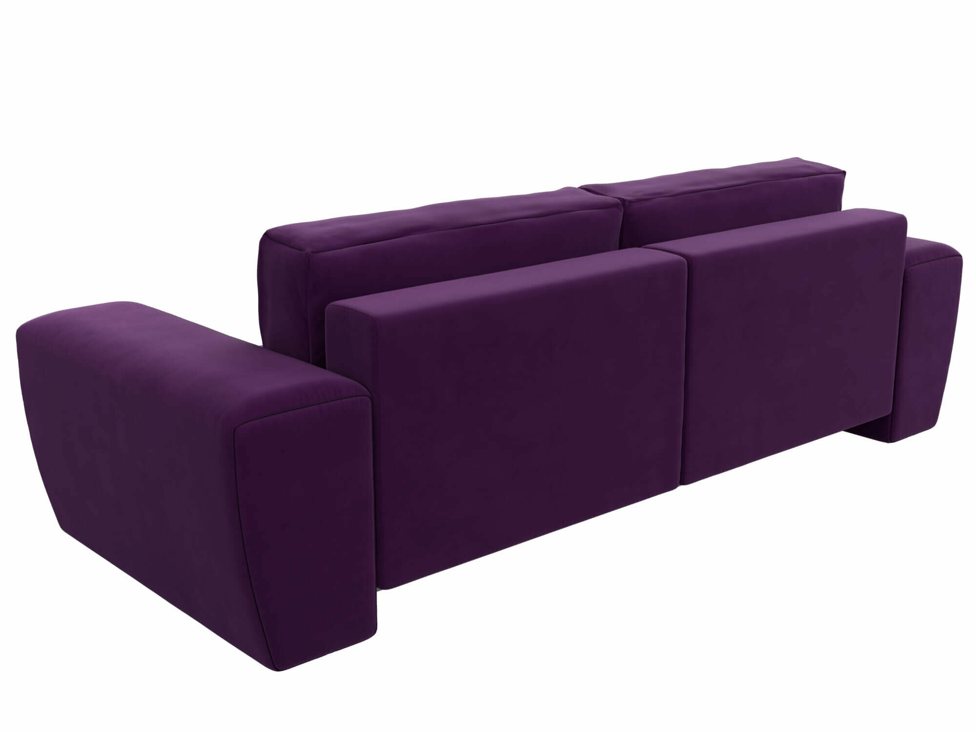 Artum Прямой диван Беккер вельвет фиолетовый