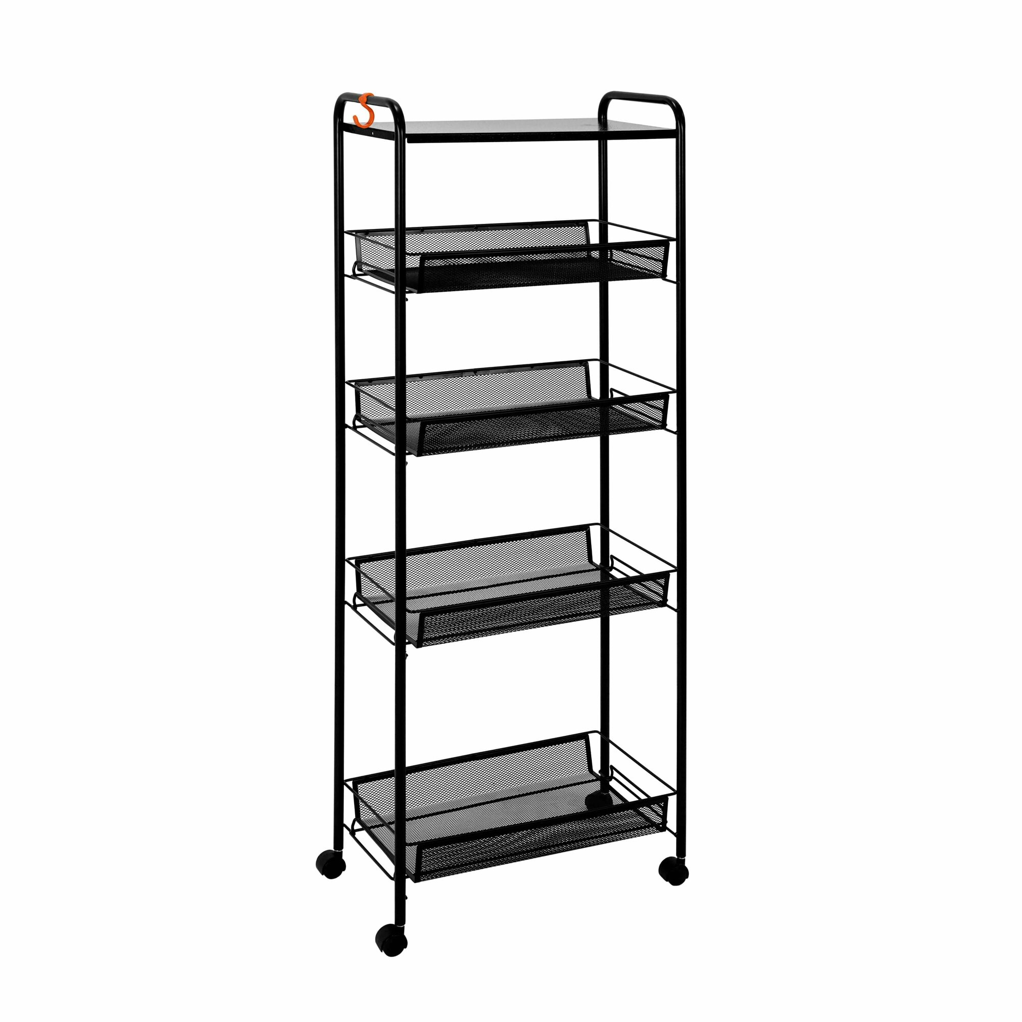 Этажерка для хранения вещей Л25КС 44х25х119см черный