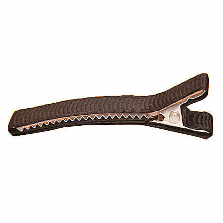 Уточка для заколок с черным репсом для рукоделия 3 шт 5 х 1 см