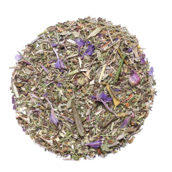 Травяной чай "Семь трав", лес, цветочный, пряный, для бани, Алтай, вкусный чай, чабрец, шалфей, душица, зверобой, мята, мелисса, лабазник 100 гр.