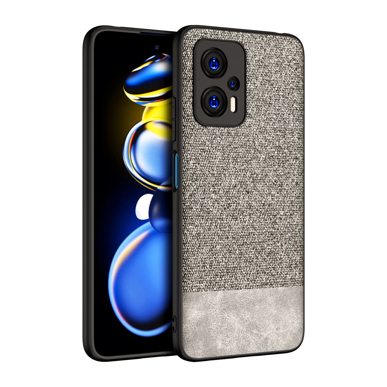 Чехол панель-накладка MyPads из силикона для Xiaomi Redmi Note 11T Pro / 11T Pro Plus / Poco X4 GT серая