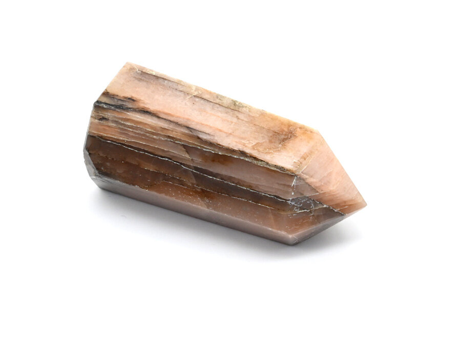 Кристалл из гелиолита (солнечный камень) "Карандаш" 23*24*54мм, 50г. .