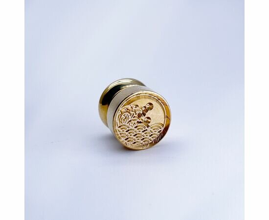 Сургучная печать Мини, 15 мм, Волны