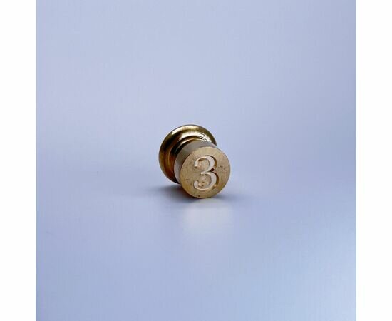 Сургучная печать Мини, Цифра 3