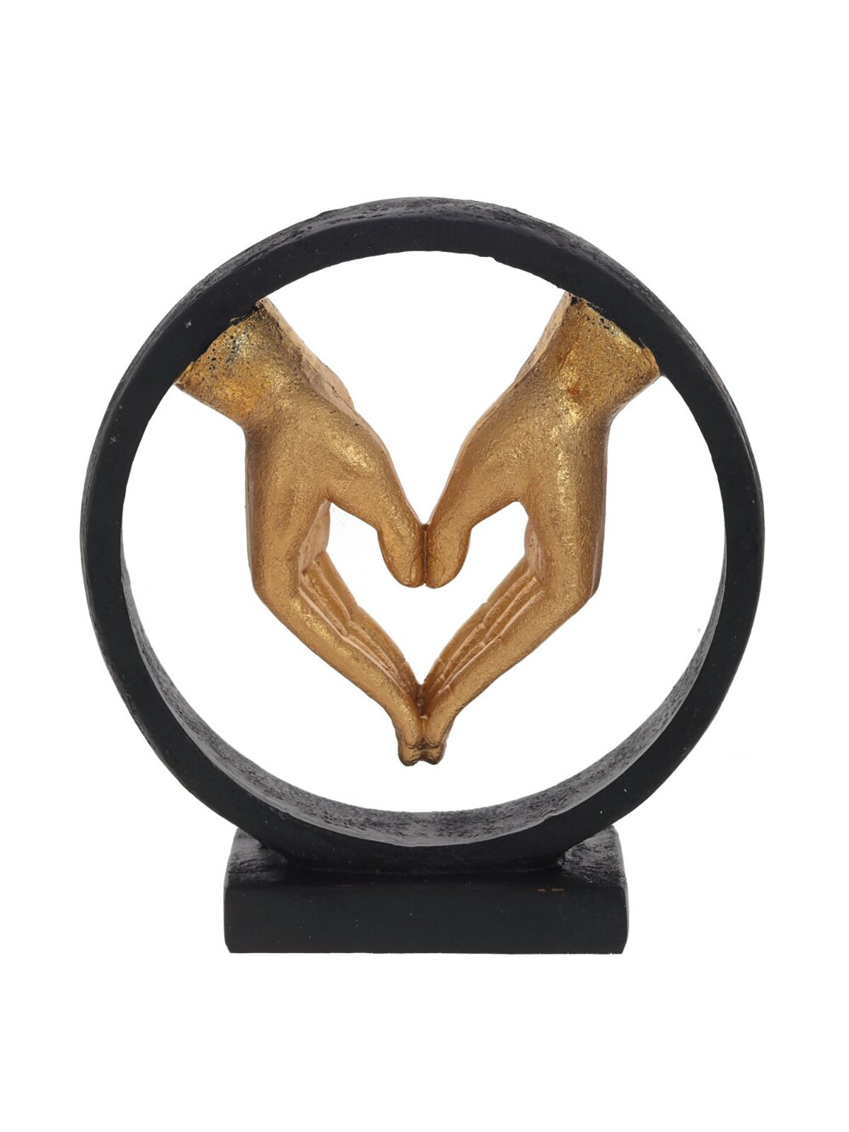 Фигурка декоративная "Сердце из рук", 19x6x21 см