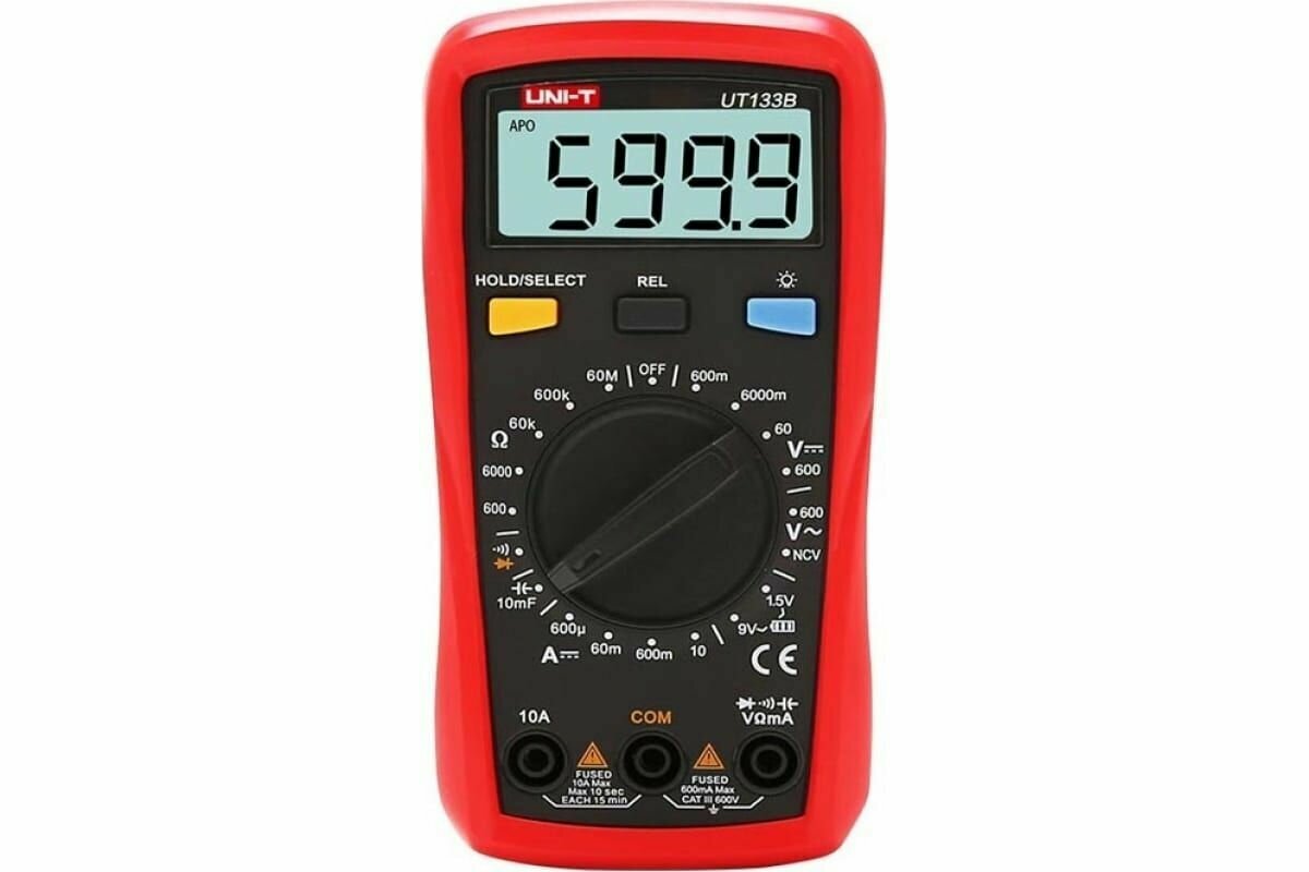 Цифровой мультиметр UNI-T UT133B, противоударный корпус, оригинал