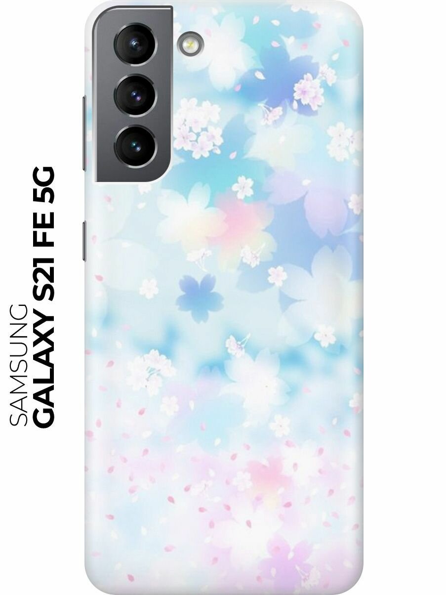 Силиконовый чехол Цветение сакуры на Samsung Galaxy S21 FE 5G / Самсунг С21 ФЕ