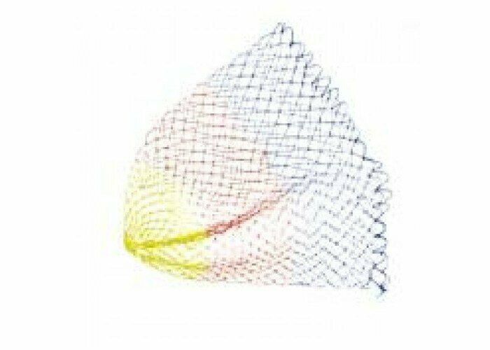 Сетка для подсака из лески d 50 см глубина 65 см