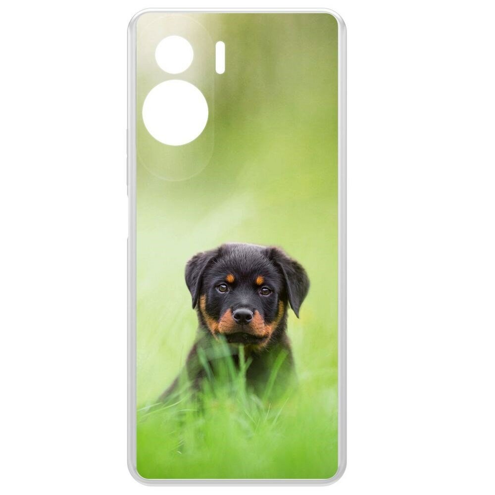 Чехол-накладка Krutoff Clear Case Щенок ротвейлера для Honor X50i
