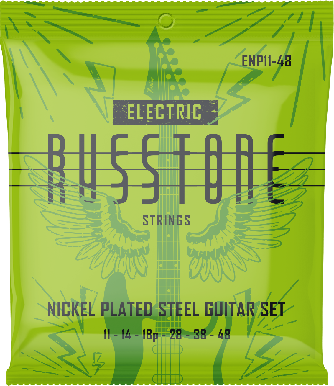 Струны для электрогитары Russtone ENP11-48 Nickel Plated 11-48