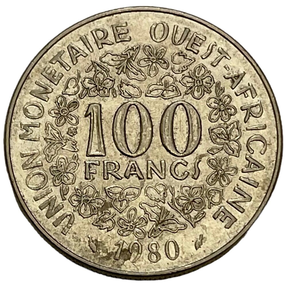 Западно-Африканские Штаты (BCEAO) 100 франков 1980 г.