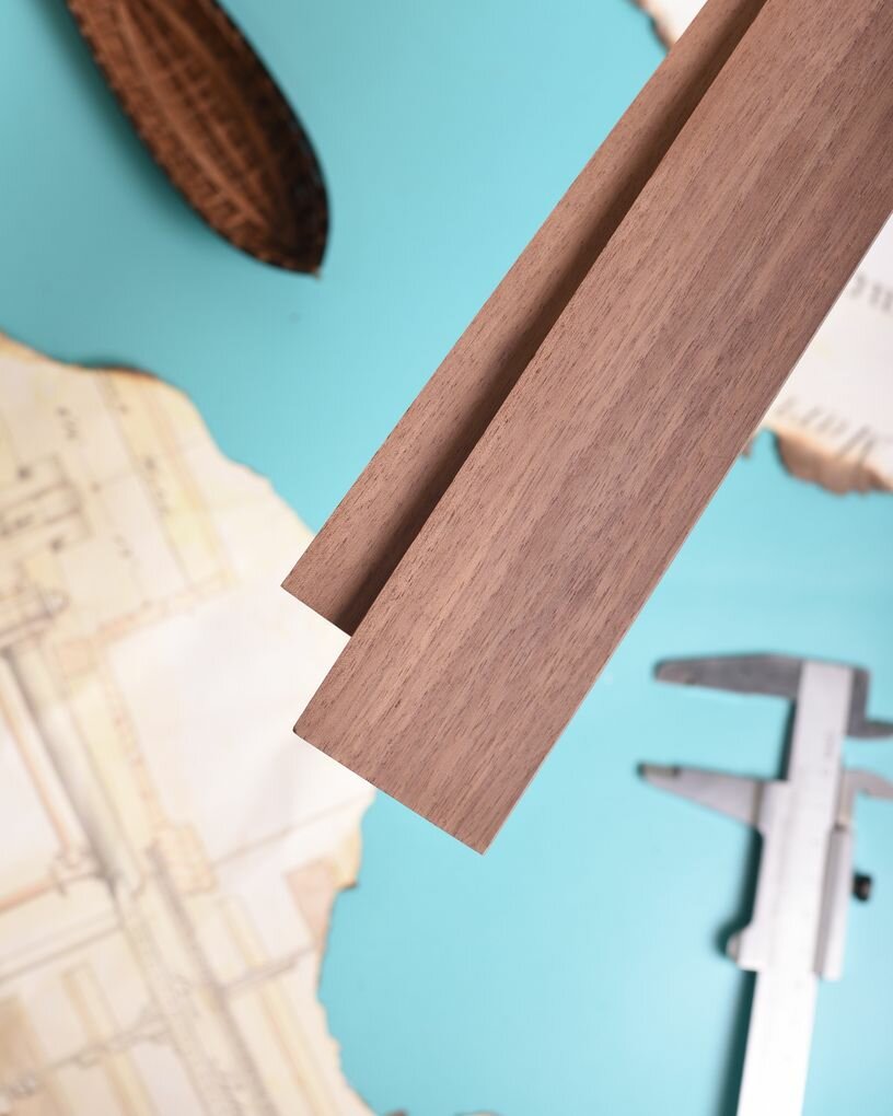 Пластина орех американский 500х45х8 1шт.