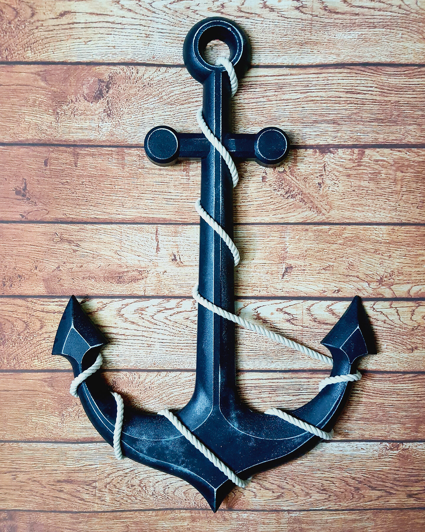 Якорь Декоративный высота 80cm , дерево