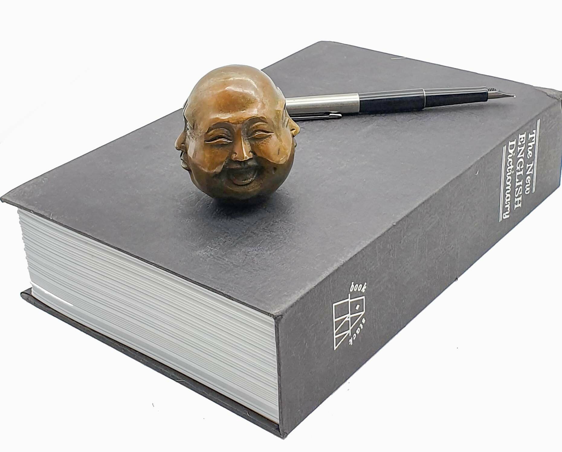 Индикатор настроения - Четыре лица Будды- бронза Super Small 5х5х4см