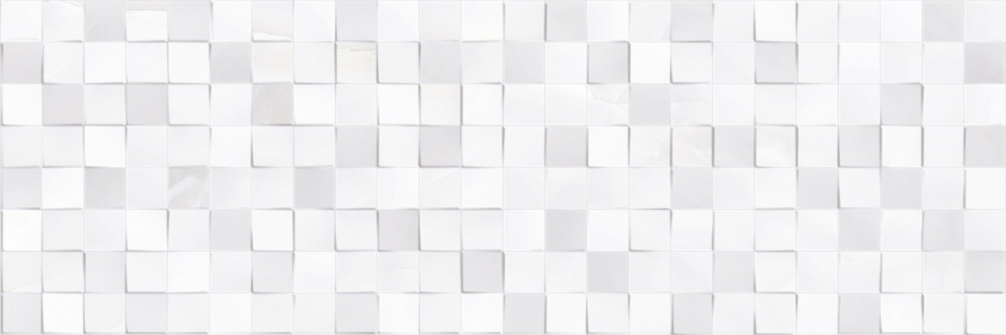 Керамическая плитка PRIMAVERA Amore SiLver Decor 01 настенная глянцевая для ванной, 30 х 90 см, 1,08м2