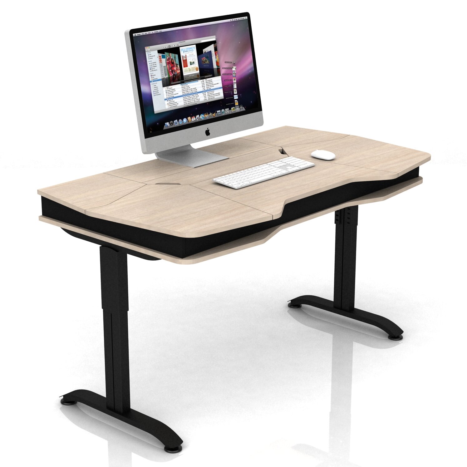 Компьютерный стол "DX VEGAS ARENA" classic молочный дуб