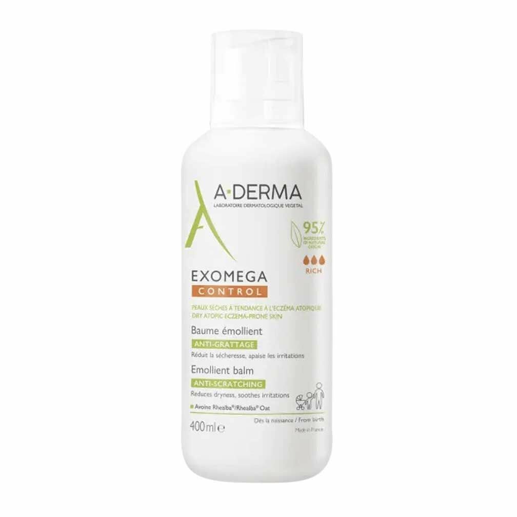 Бальзам A-Derma "Эгзомега Контроль", для лица и тела, смягчающий, 400 мл